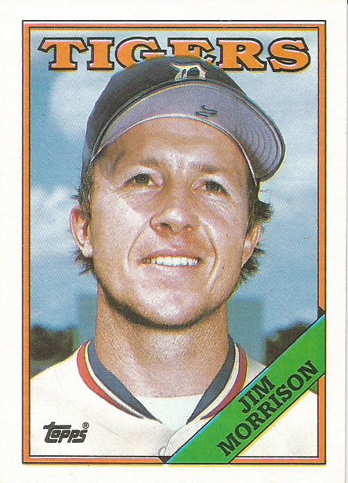 Jim Morrison Topps 1988 #751 Tigers – CONKERVE