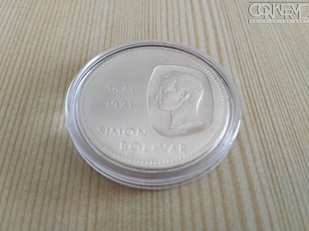 Venezuela Moneda Doblón Plata 10 Bolívares 1973 + Capsula Lighthouse ...