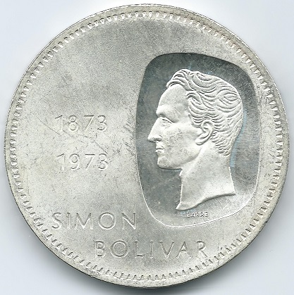 Venezuela Moneda Doblón Plata 10 Bolívares 1973 + Capsula Lighthouse ...